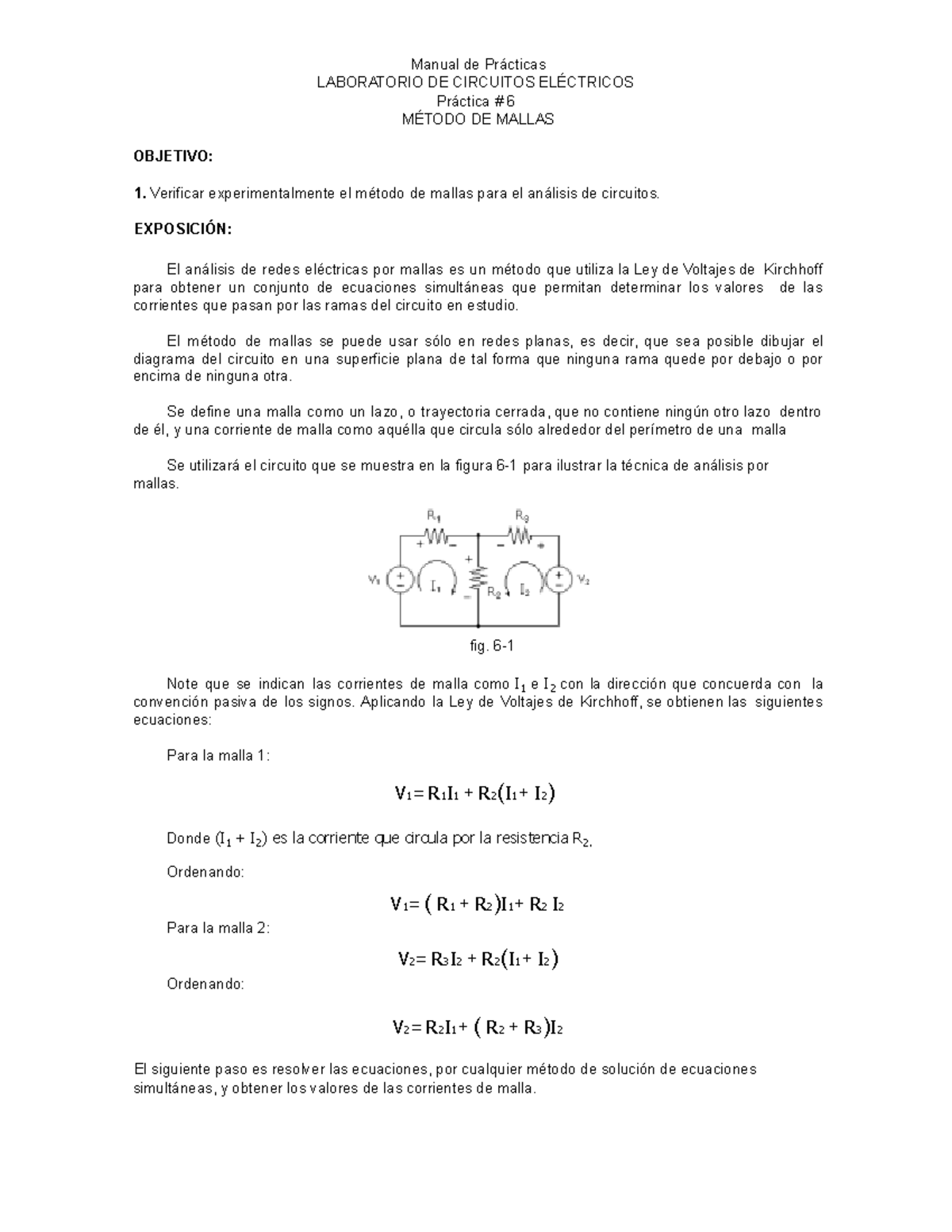 Ingeniería Industrial - Manual de Prácticas LABORATORIO DE CIRCUITOS ...