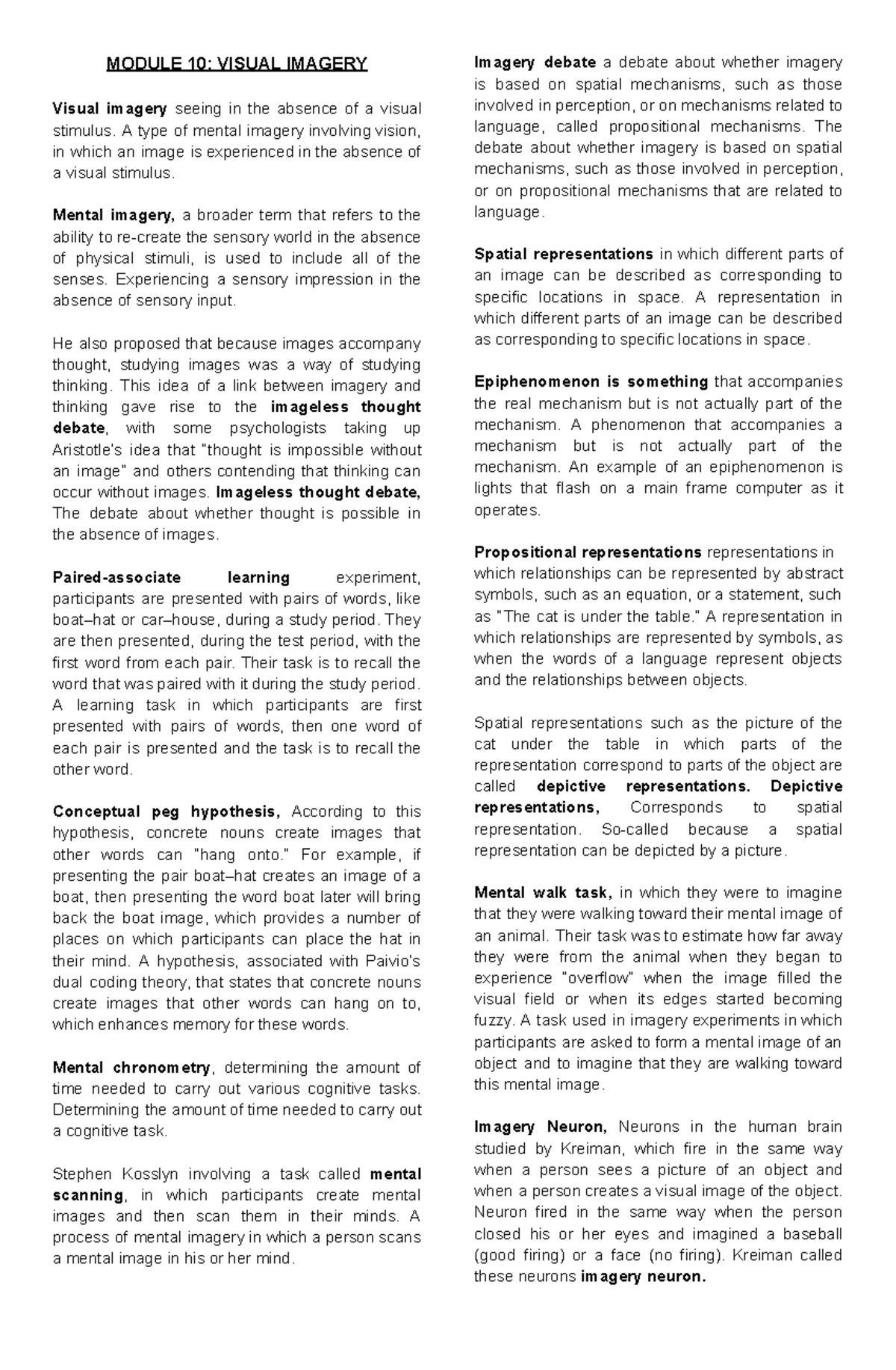 Module 10 - 13 - This is a lecture or book notes - MODULE 10: VISUAL ...