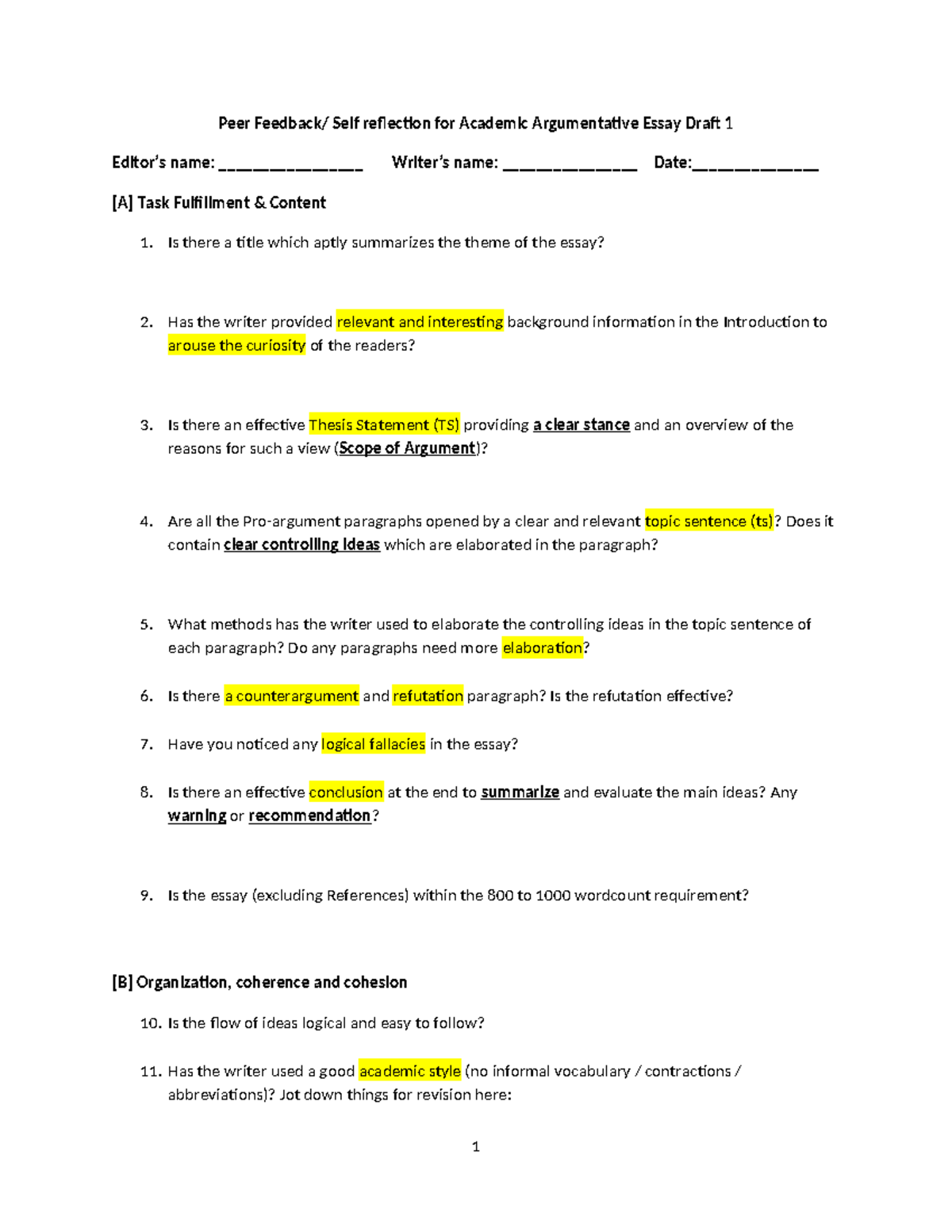 Peer+Feedback+Form+for+Argumentative+Essay+Draft+1 - Peer Feedback ...