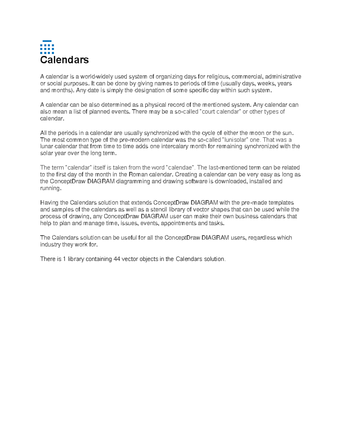 Calendars - Calendars A calendar is a world-widely used system of ...