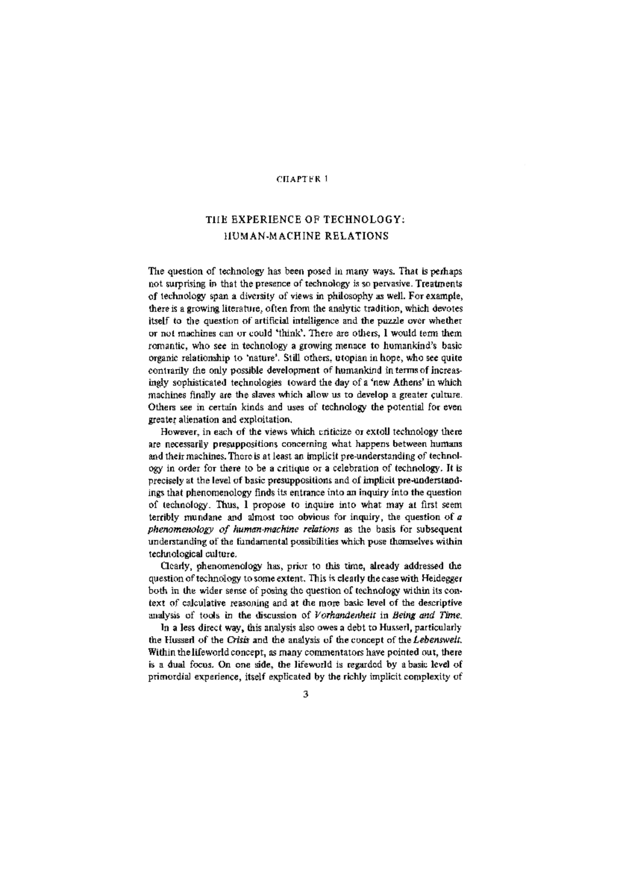 Don Ihde - The Experience of Technology - Human-Machine Relations ...