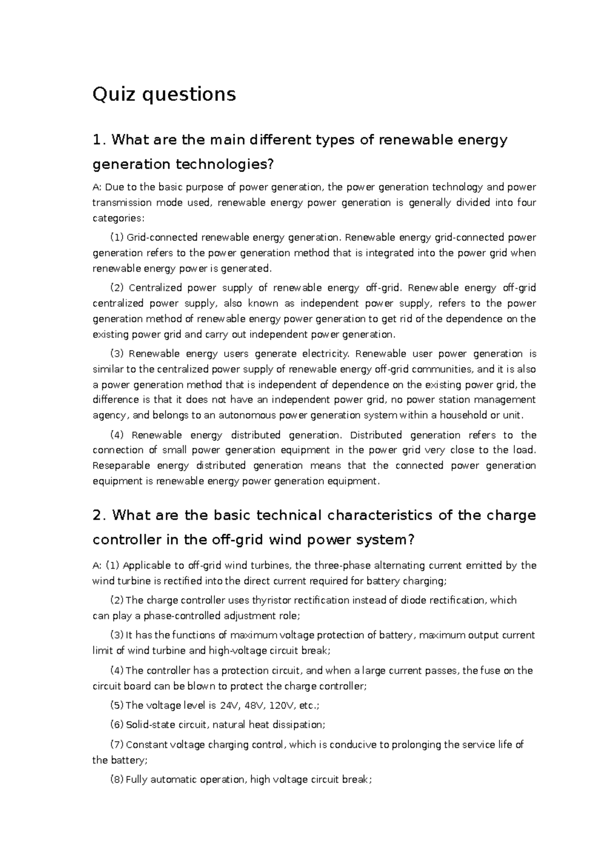 ENGR 210 Week 9 Quiz questions - Quiz questions 1. What are the main ...