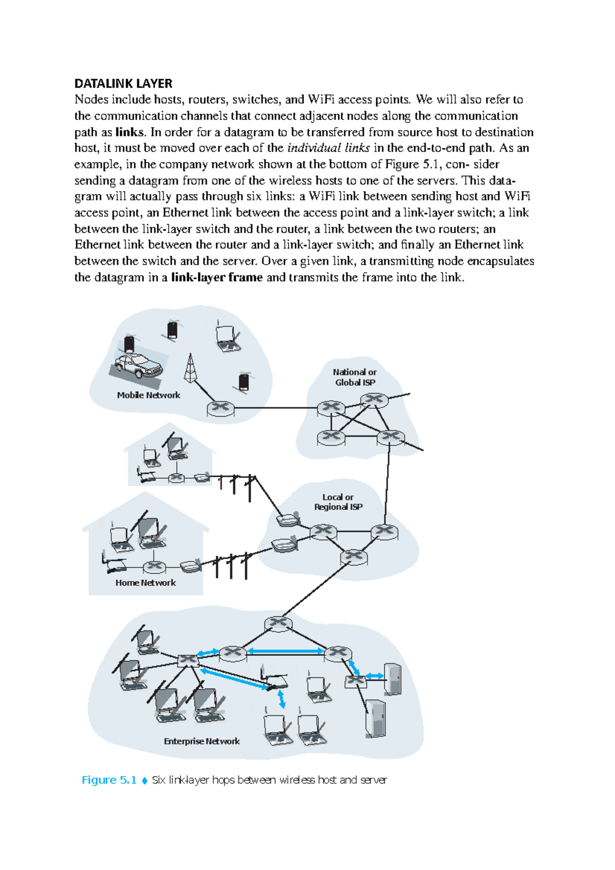 Datalink Layer - Good - DATALINK LAYER Nodes include hosts, routers ...
