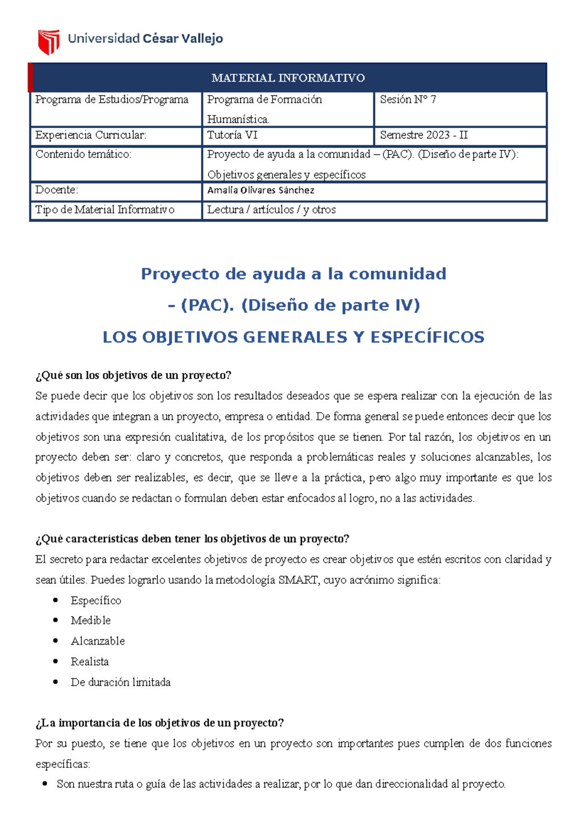 Material informativo Sesion 07 - MATERIAL INFORMATIVO Programa de ...