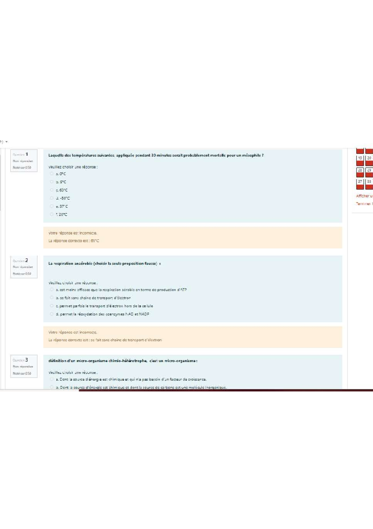 CP Micro Bio QCM - Microbiologie - Studocu