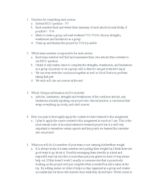 [Solved] pediatric PICO question State your PICO question identifying ...