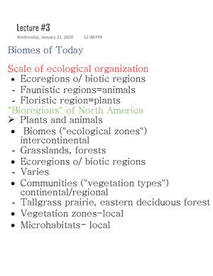 PBIO247 L1 - Notes - Geologic Timescale Eons and Eras Precambrian ...