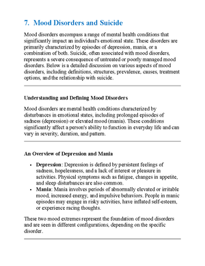 Abnormal Psychology and Mental Disorders Lesson - Abnormal Psychology ...