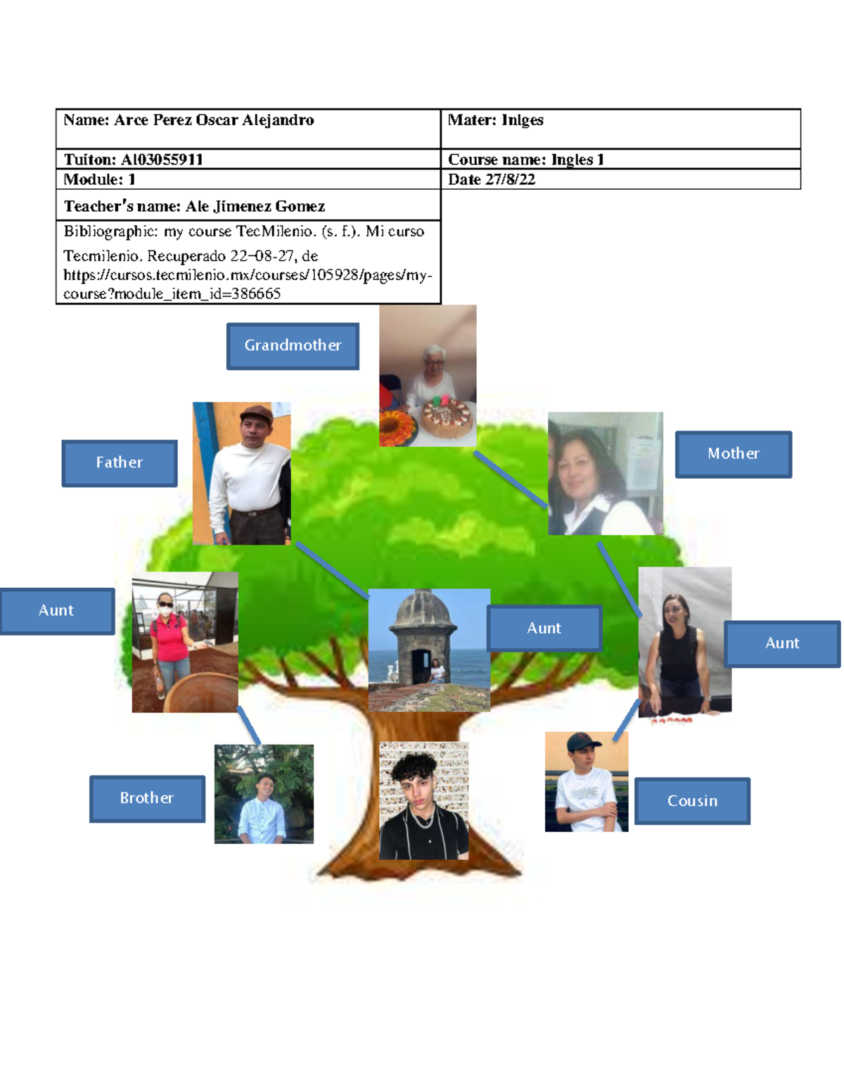 Activity 4 - hola - Name: Arce Perez Oscar Alejandro Mater: Inlges ...