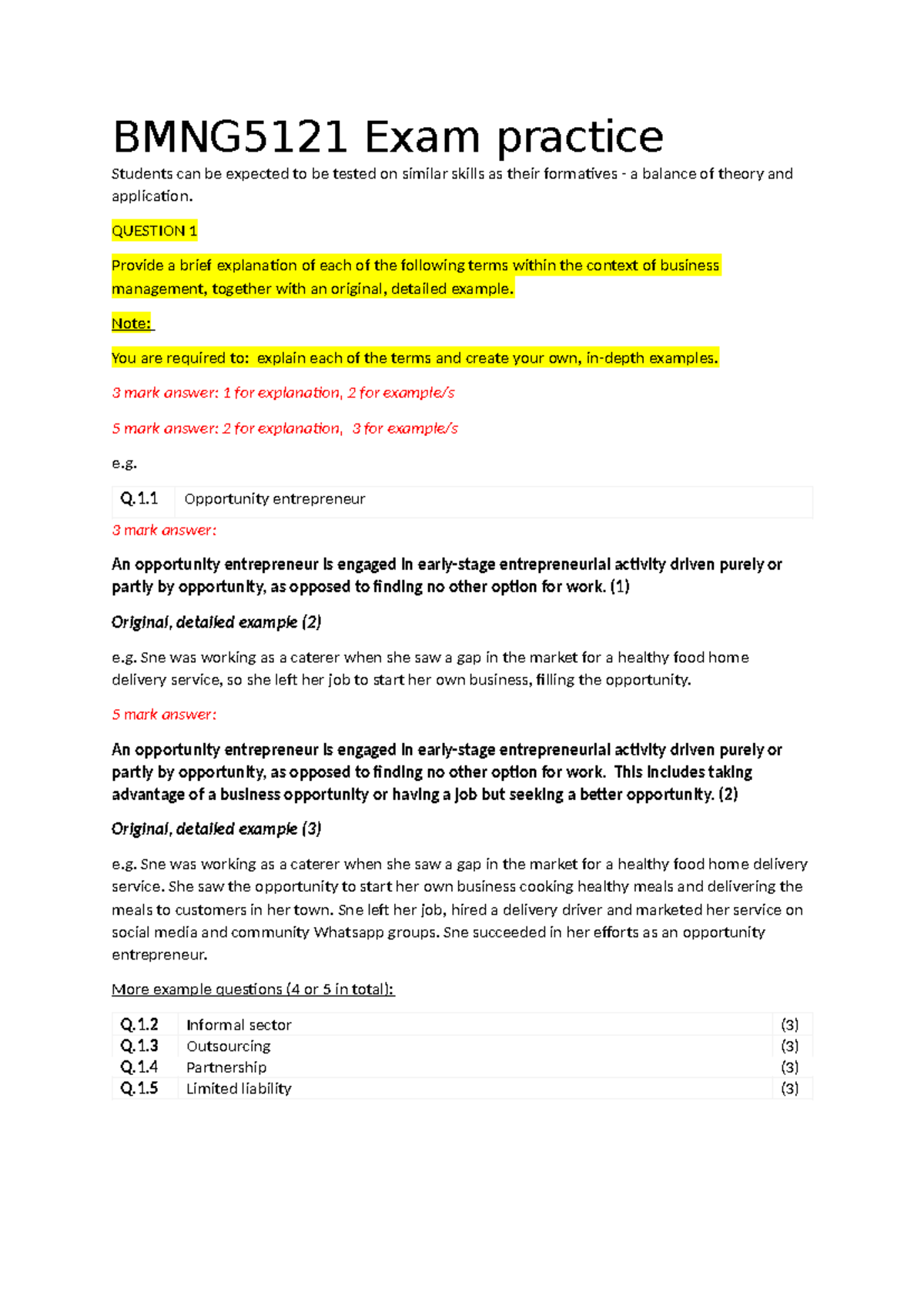 BMNG5121 Exam practice 2024 - BMNG5121 Exam practice Students can be ...