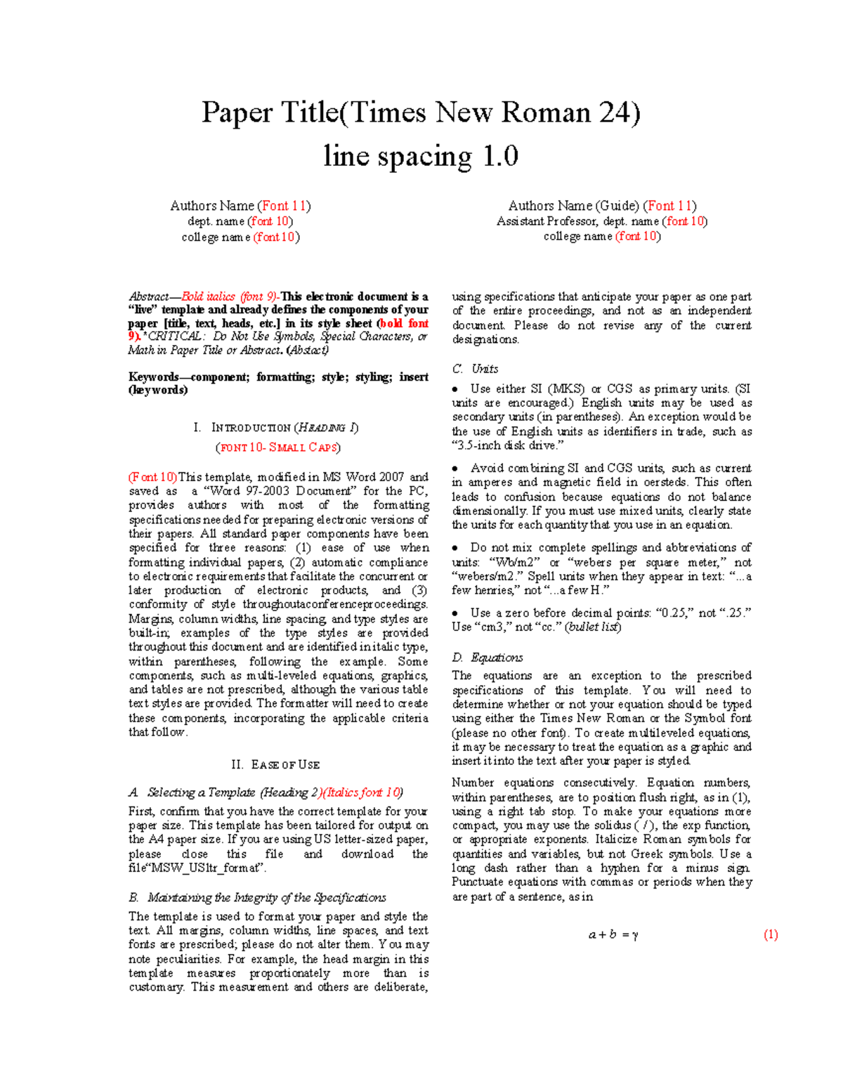 IEEE model pdf - Paper Title(Times New Roman 24) line spacing 1 ...