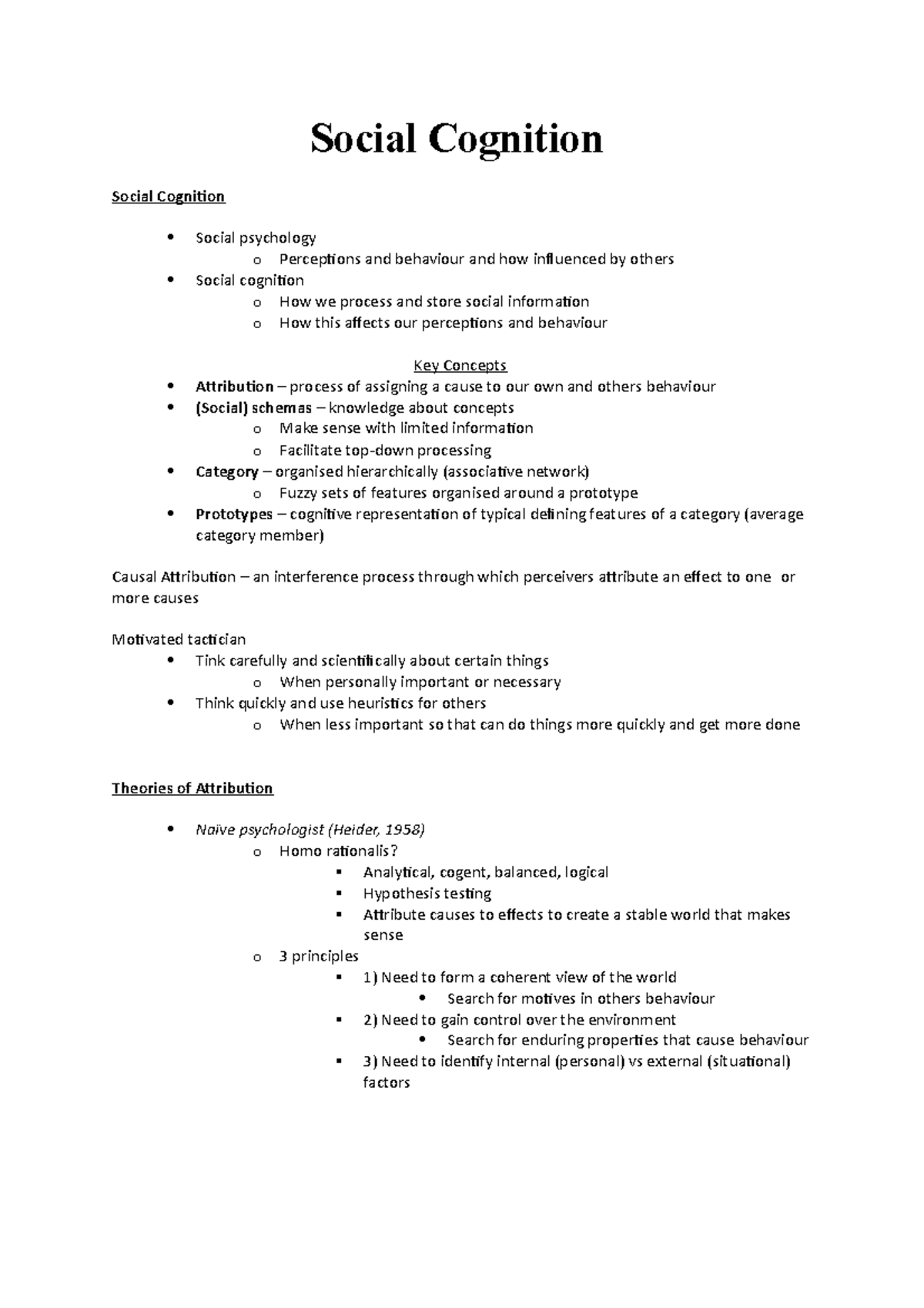 Social Cognition - Social Cognition Social Cognition Social psychology ...