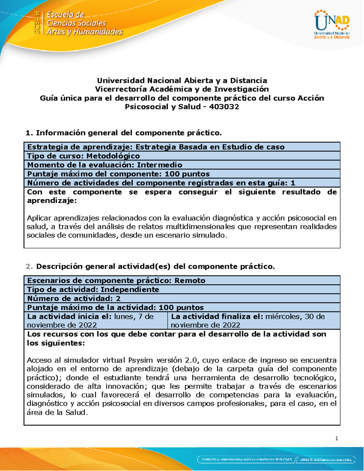 Guía para el desarrollo del componente práctico - Unidad 1 - Paso 2 ...