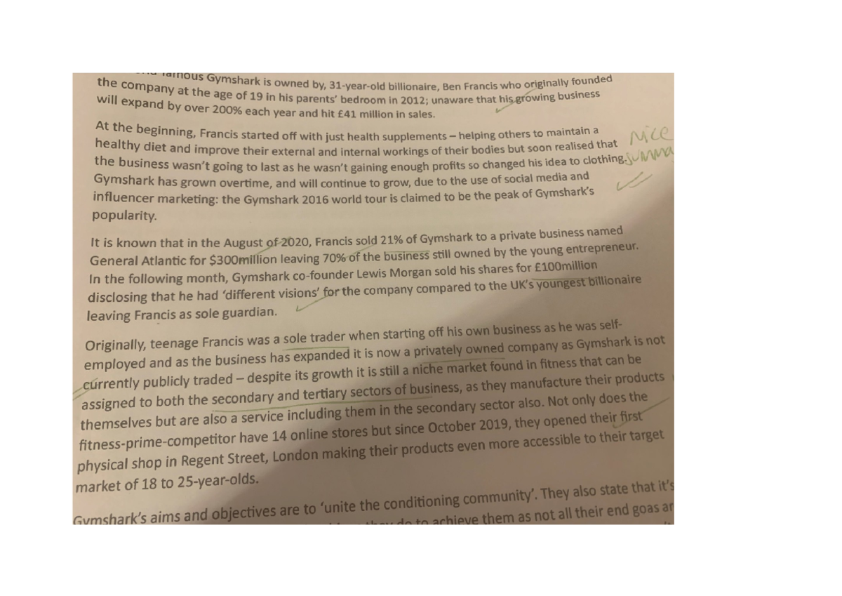 Example history AP1 - Studocu