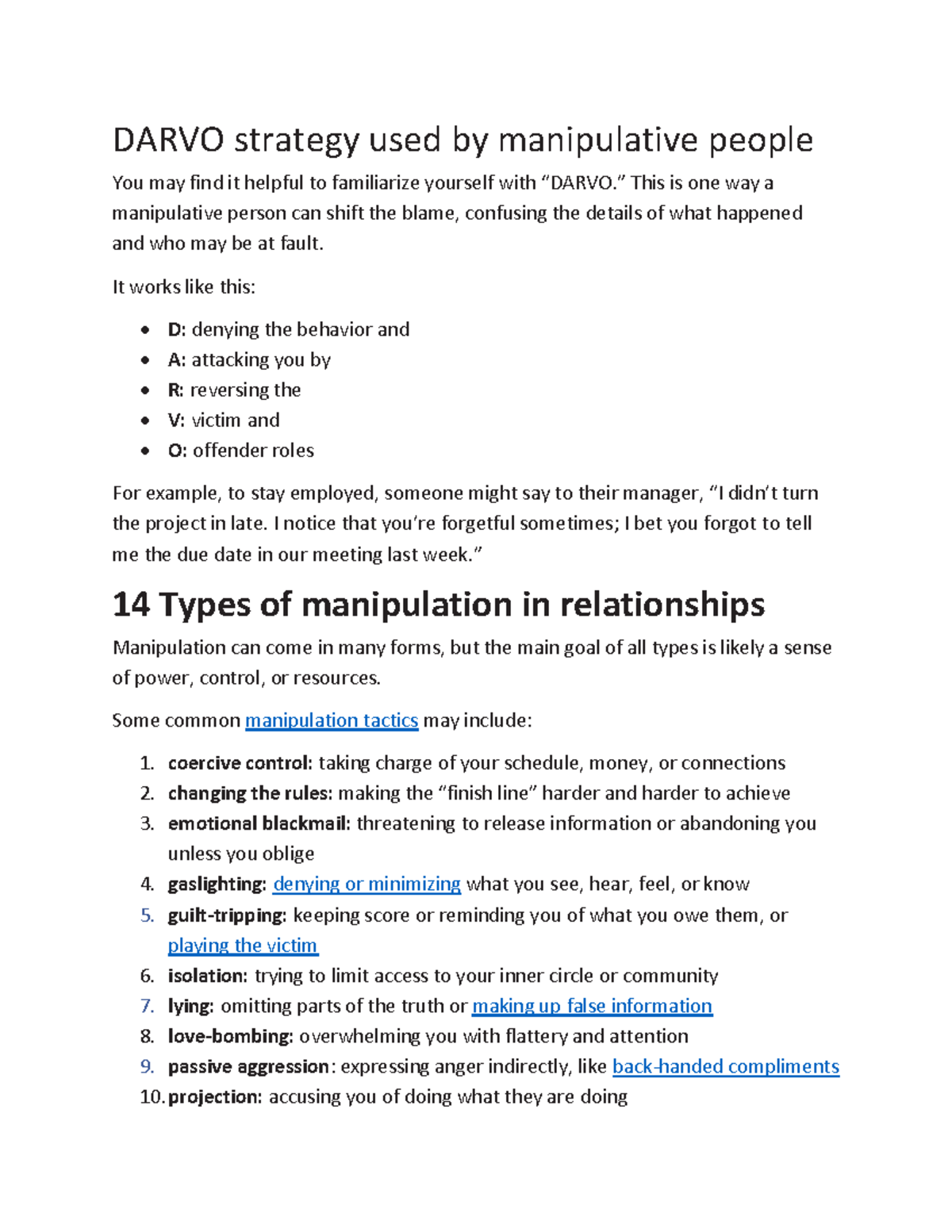 Document 125 - Dr. Chang - DARVO strategy used by manipulative people ...