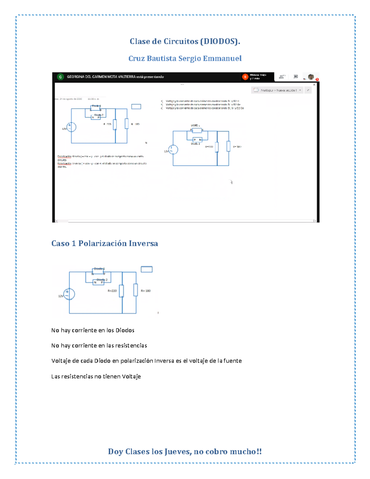 Diodos - Cruz Bautista Sergio Emmanuel - Warning: TT: undefined function: 32 Clase de Circuitos ...