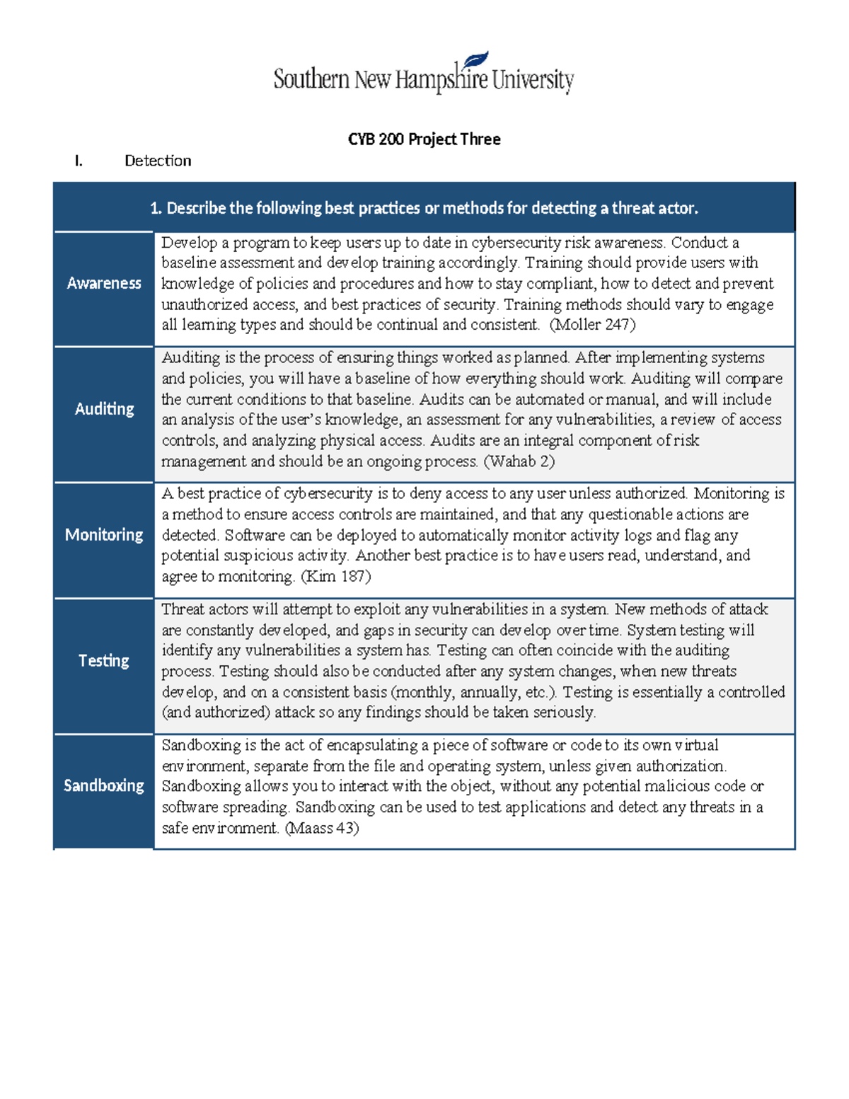 CYB 200 Project Three Milestone Decision Aid - CYB 200 Project Three I ...