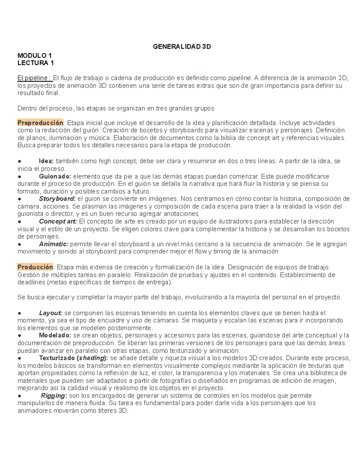 Generalidad 3D (M1,M2) - GENERALIDAD 3D MODULO 1 LECTURA 1 El pipeline ...