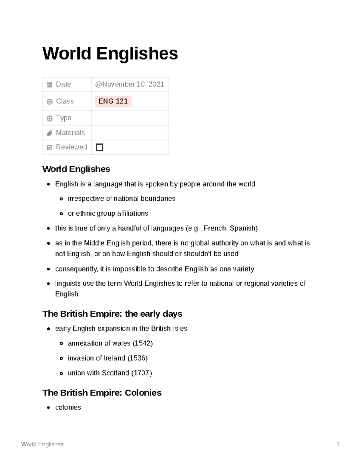 World Englishes - Tove Larsson, 11/10/21 - World Englishes Date Class ...
