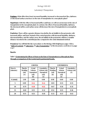 Diagrams - BIOL 1002 - Studocu
