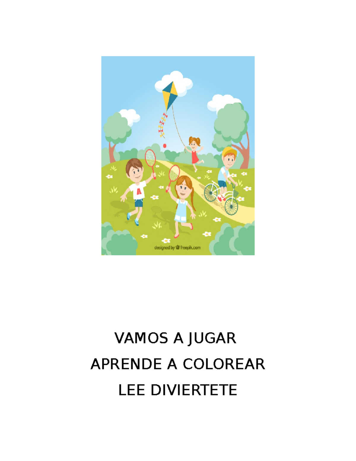 Vamos A Jugar - las TICS - VAMOS A JUGAR APRENDE A COLOREAR LEE ...