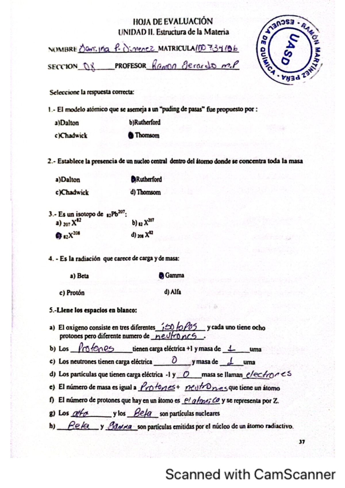 Unidad 3 química - Química Básica - Studocu