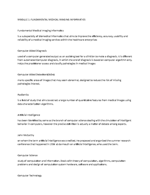 Image analysis for Computed and Digital radiography - Module 7 Image ...