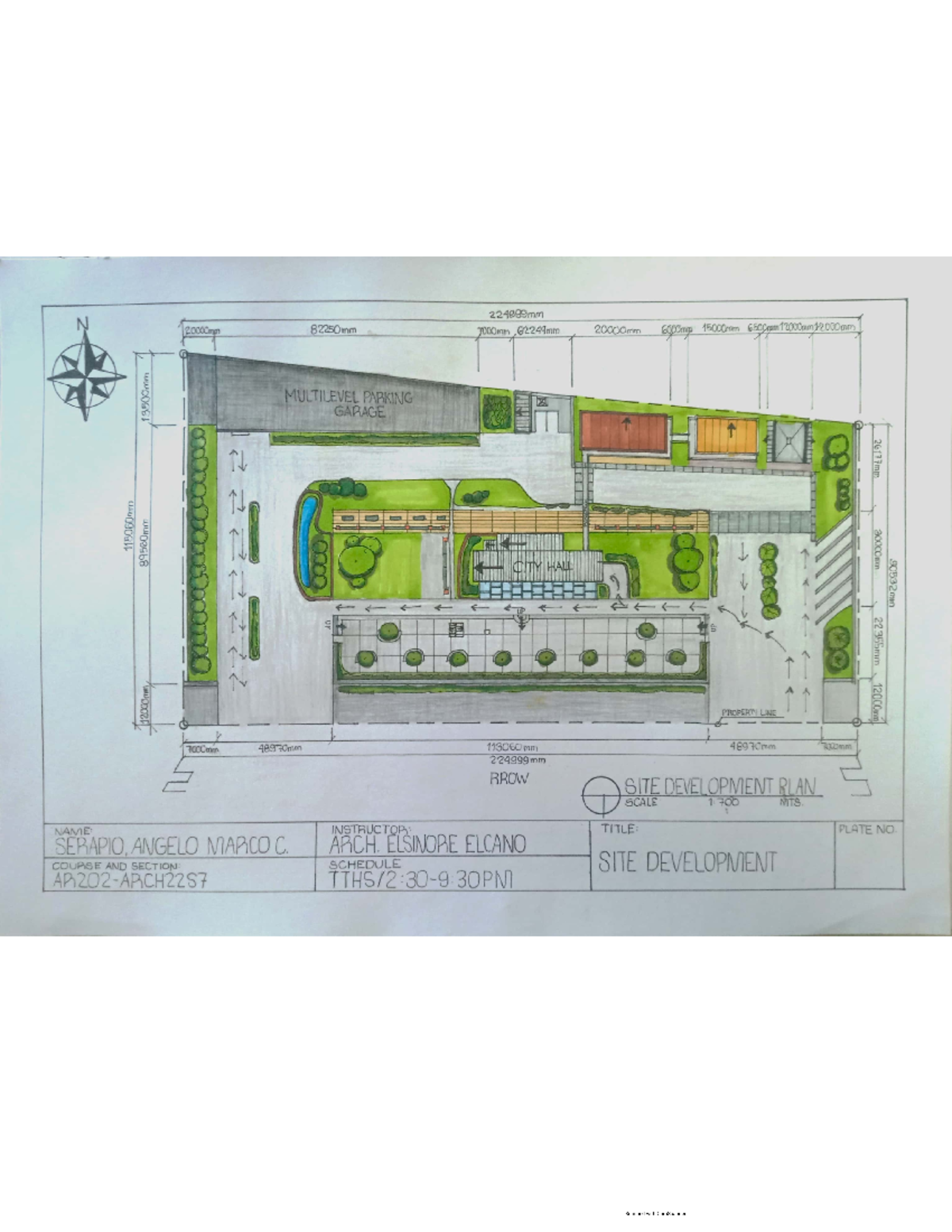 Final Output ON SITE Development PLAN - 224899mm N 20000mm 82250mm ...