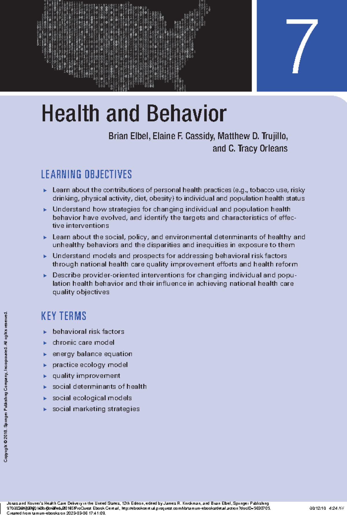 Jonas and Kovner's Health Care Delivery in the Uni - 7 Health and ...