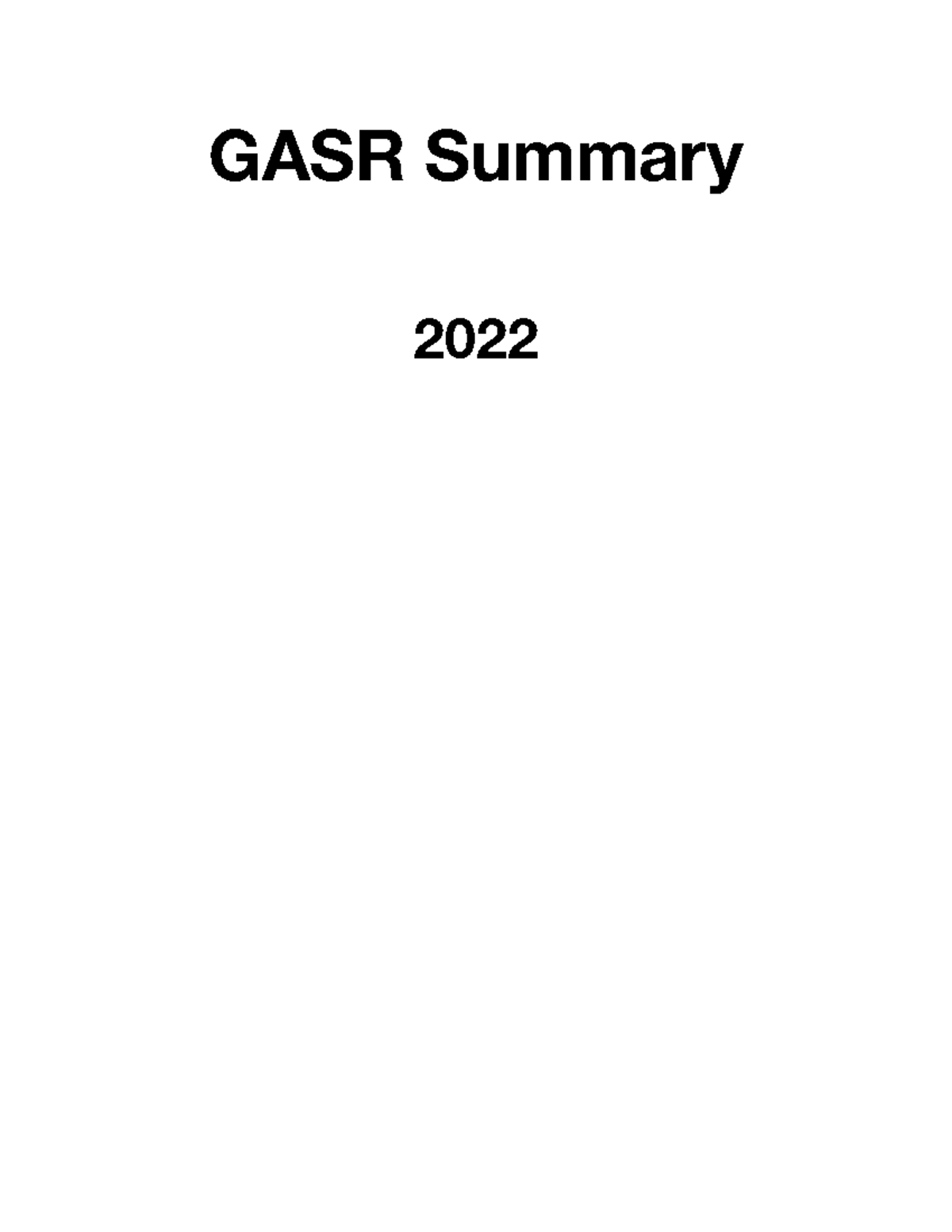 GASR Summary - GASR Summary 2022 Pre-lecture The KOF Globalization ...