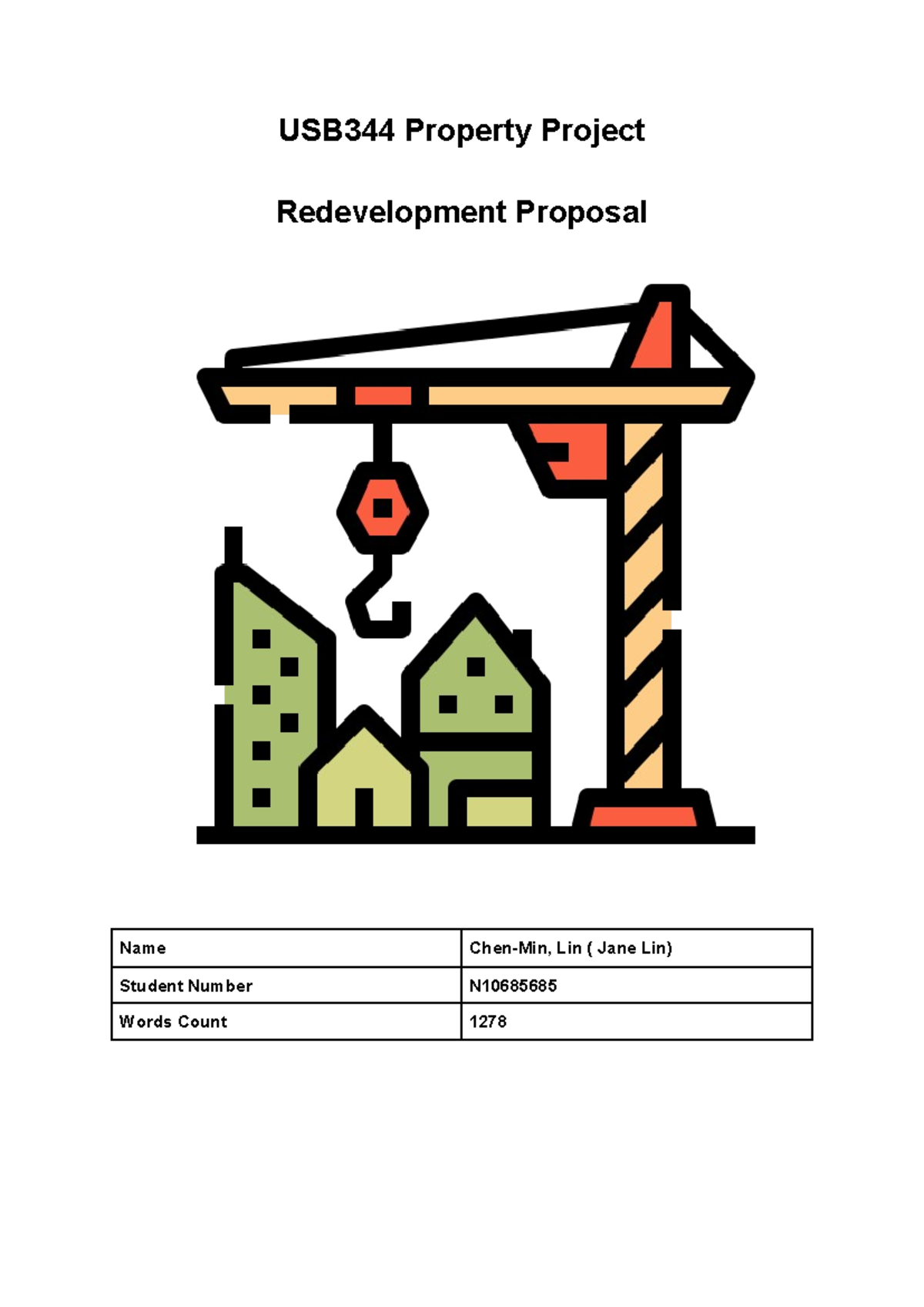 Redevelopment proposal - USB344 Property Project Redevelopment Proposal ...