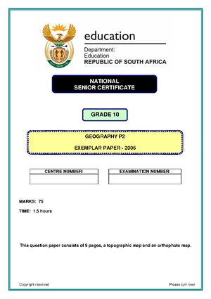 Assignment 2 - GGH3703 - Studocu