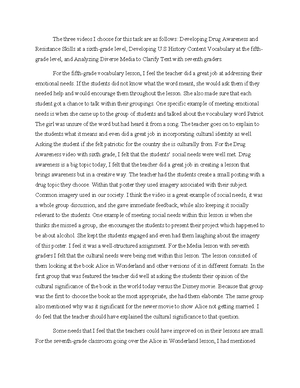 D097 Task 1 - Passed - Education Foundations Task Amber Jeffries ...