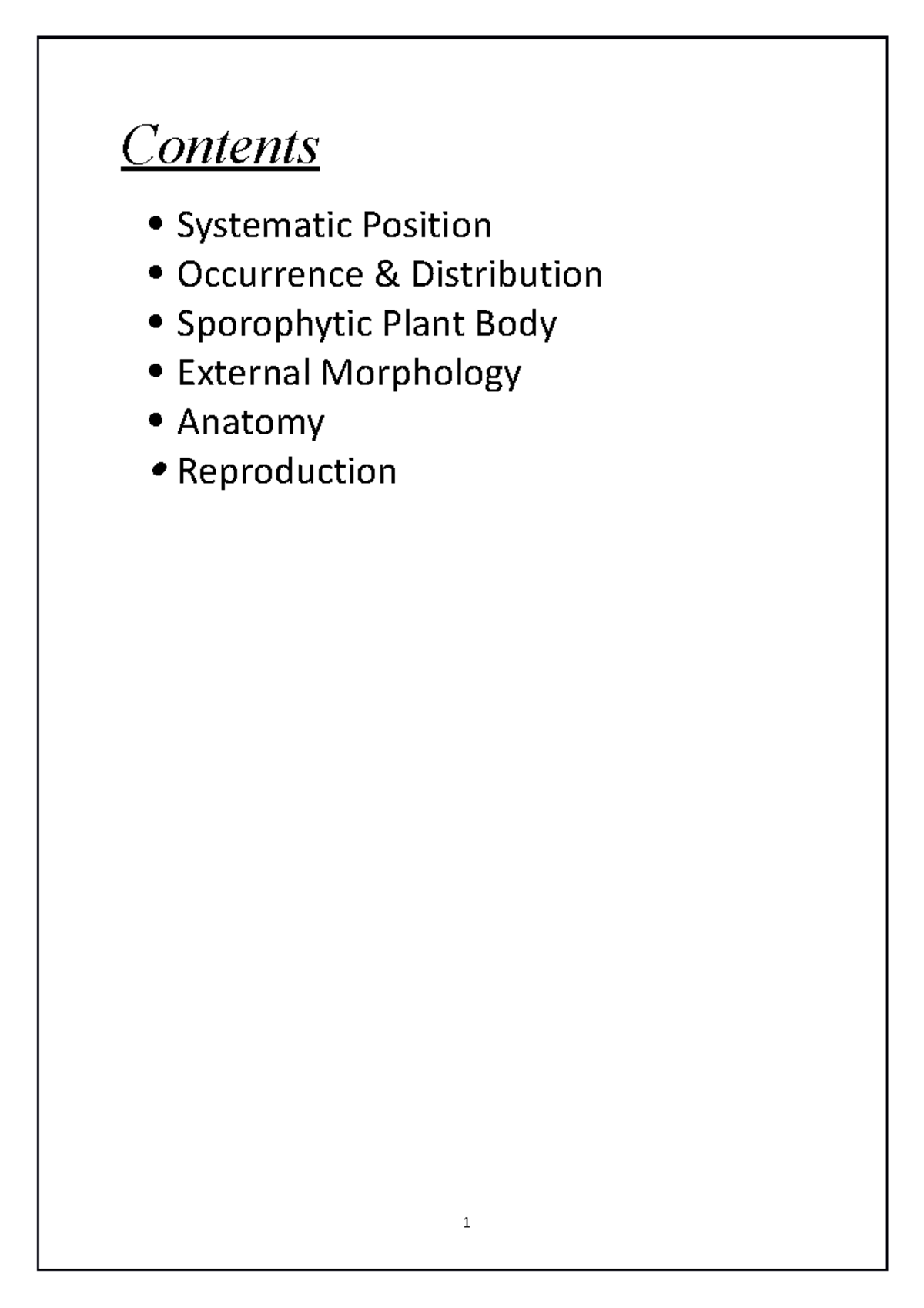 Pinus - Contents Systematic Position Occurrence & Distribution ...