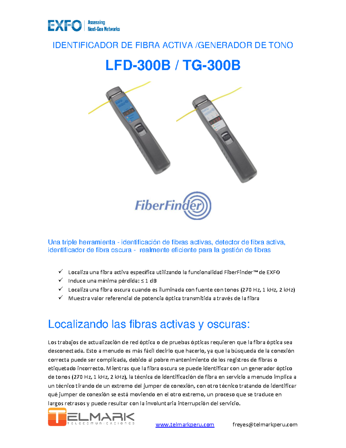 Fiber Finder-esp - fibra óptica - IDENTIFICADOR DE FIBRA ACTIVA ...