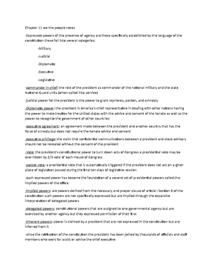 We The People-Chapter 13 Notes - Chapter 13 Notes Sunday, November 21 ...