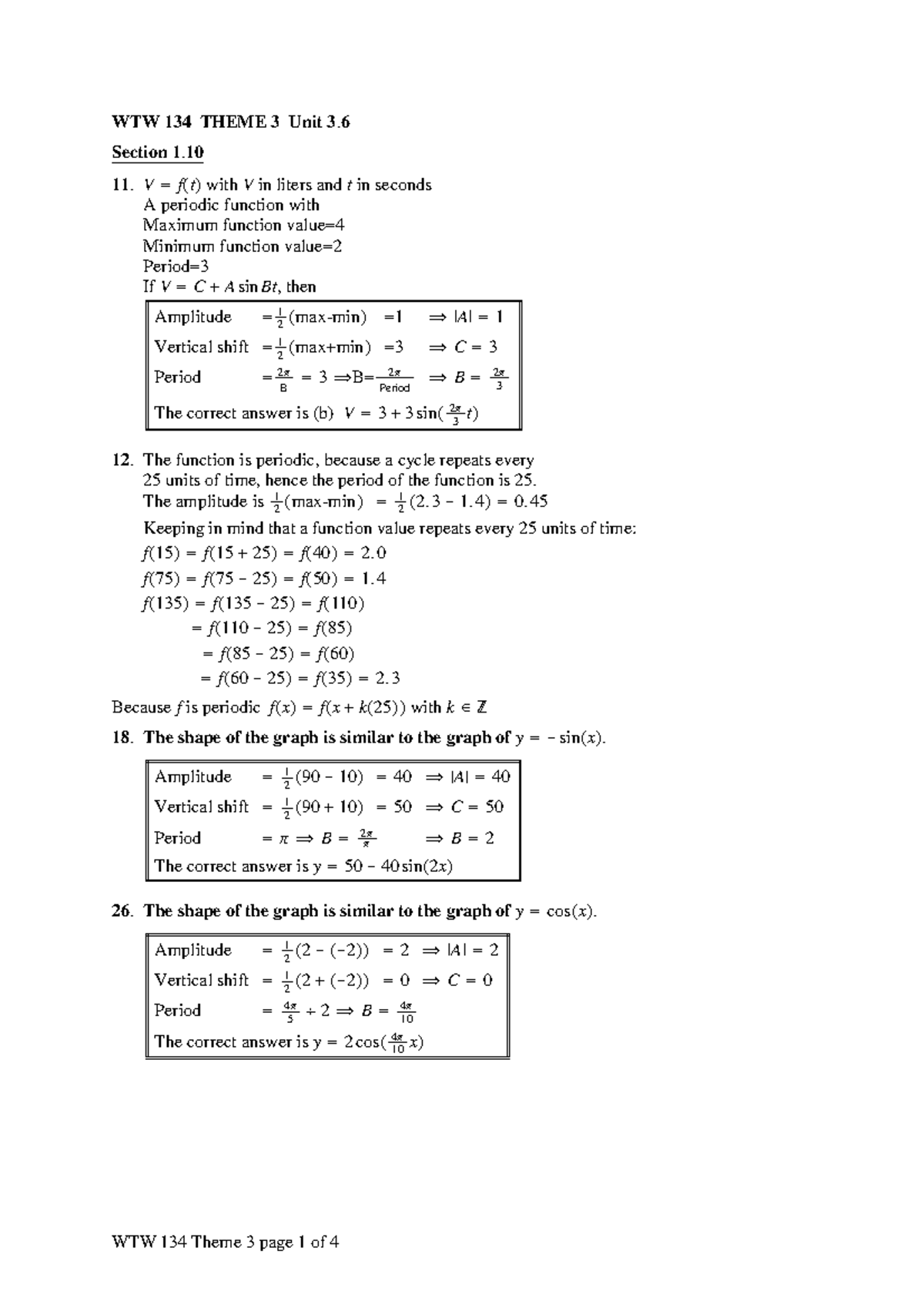 Theme 3 unit 3 - WTW 134 THEME 3 Unit 3. 6 Section 1. 10 11. V f t with ...