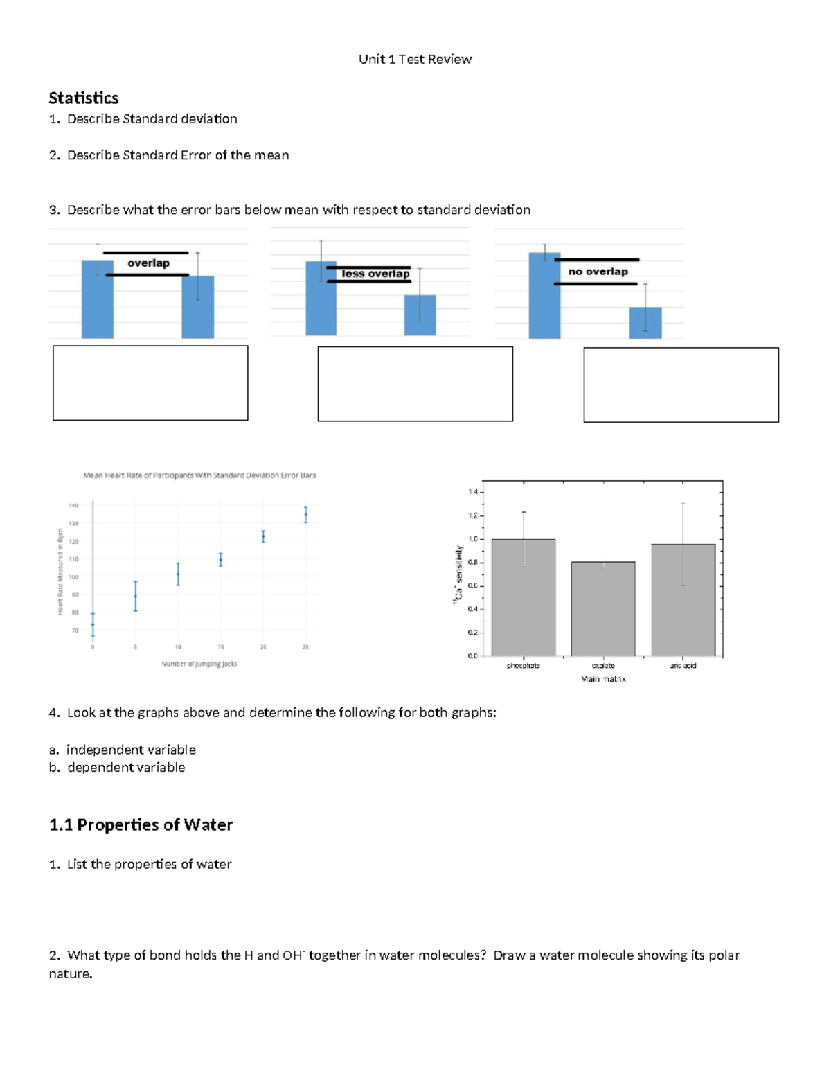 Unit 1 test review 2023 - i’m so sorry 😢 no hay que no me gusta el ...