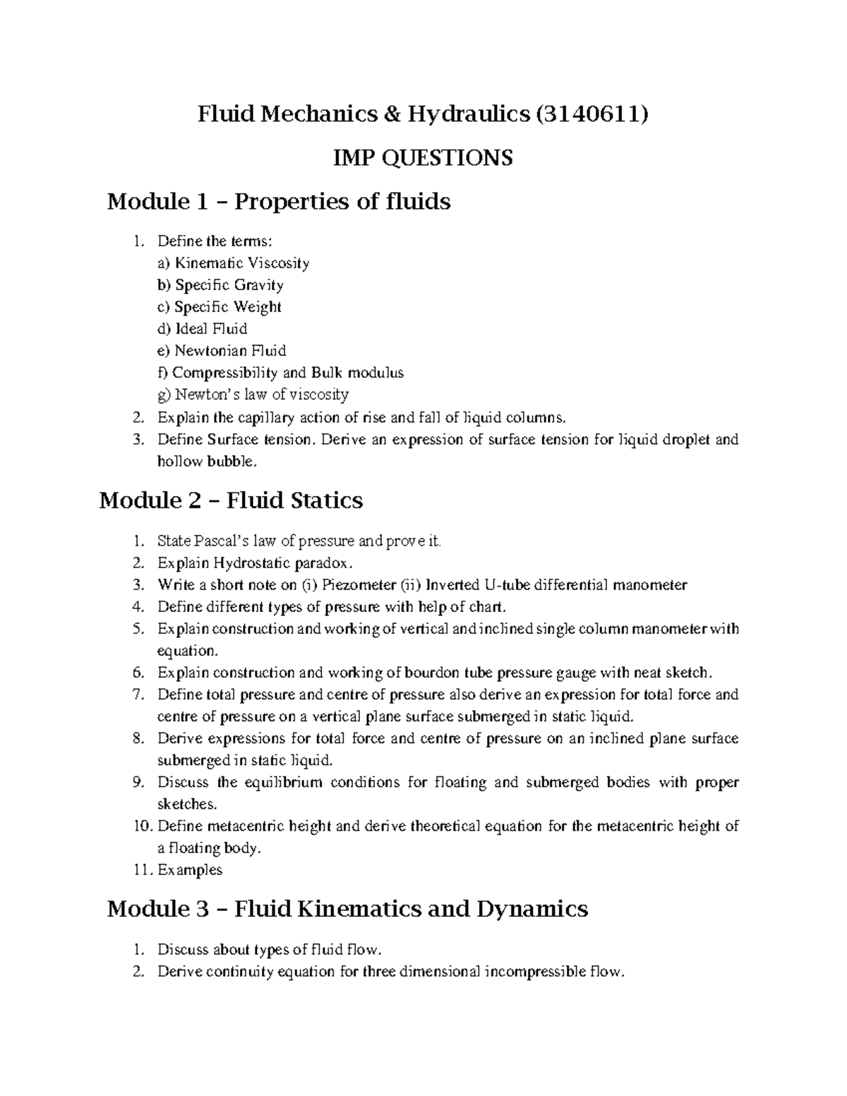 3140611 FM-H GTU Study Material Tutorials-Assignments ALL 3003202008 ...