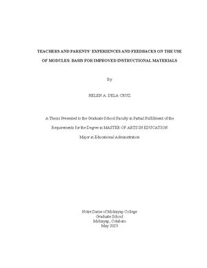 Lesson Plan 4 in Science - Notre Dame of Midsayap College Midsayap ...