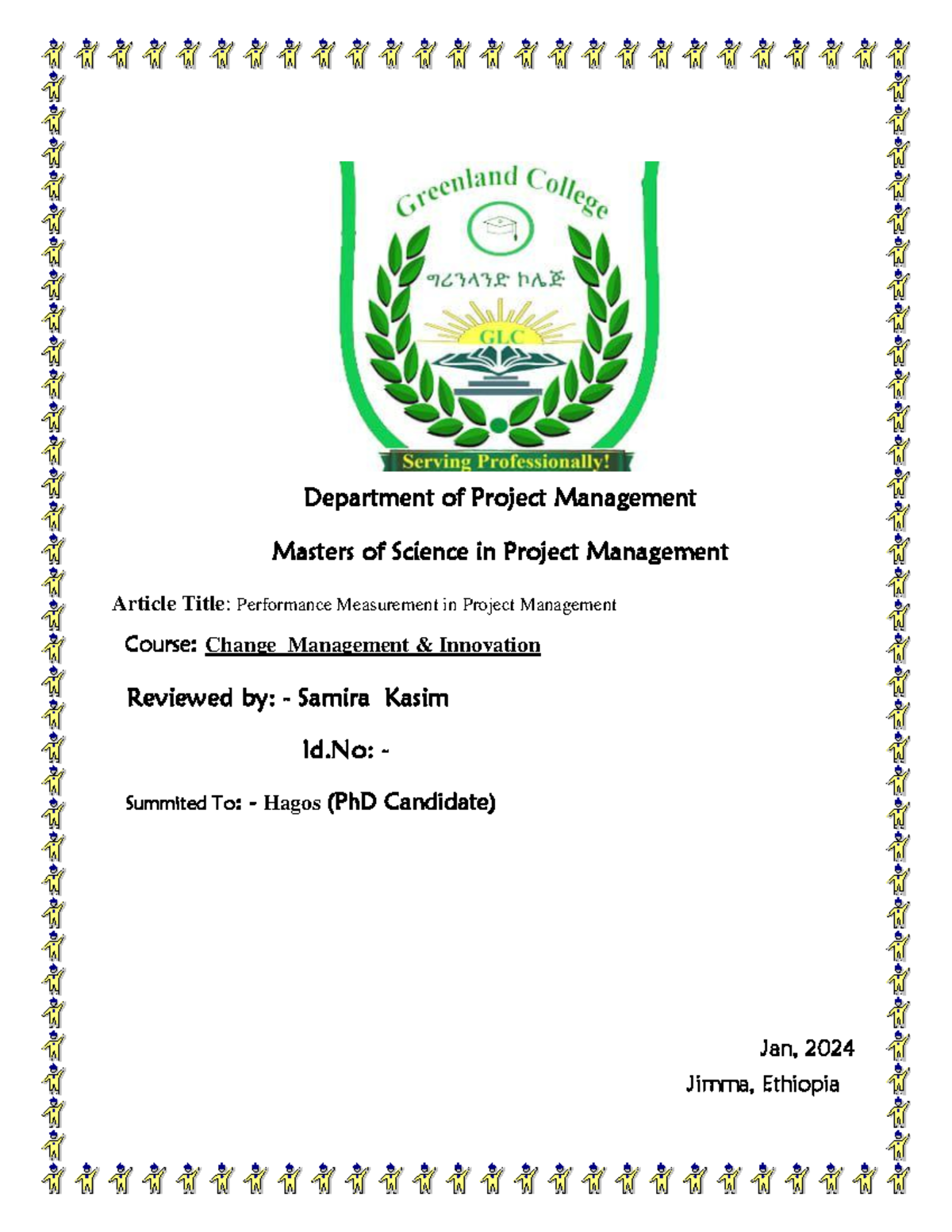 change management Article review - Department of Project Management ...