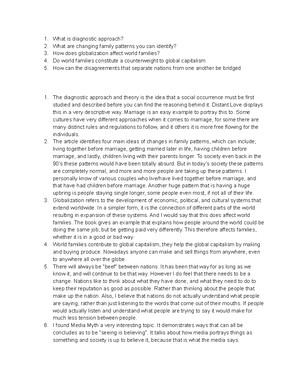 Social problems 9 - chapter 9 assignment - What is sociological ...