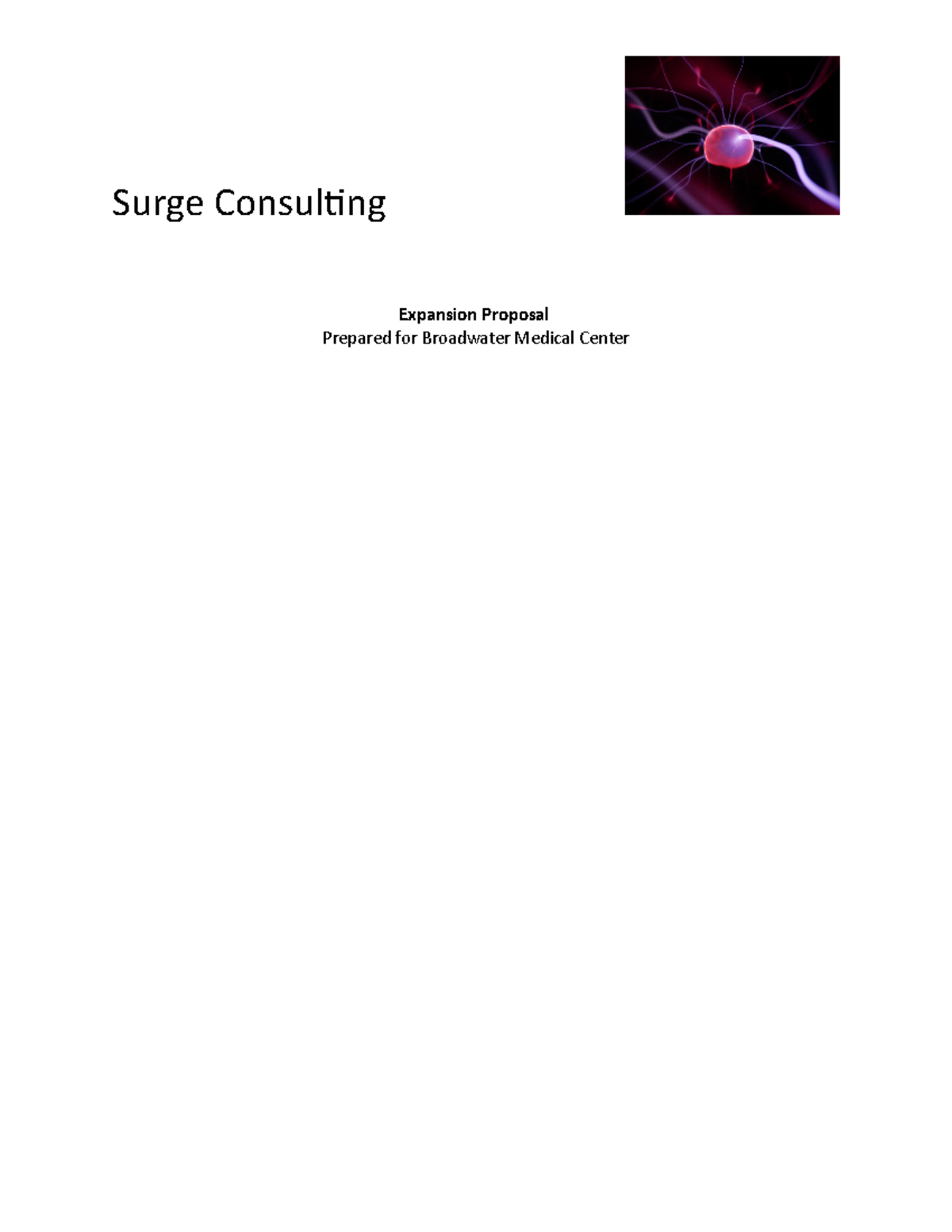DAT 250 Project One - Surge Consulting Expansion Proposal Prepared for ...