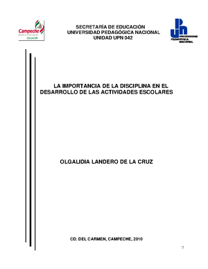 Gestión de la disciplina. Preventiva, correctiva, progresiva - GESTION ...