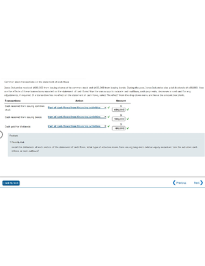 ACC202 Problem Set - Click to watch the Tell Me More Learning Objective ...