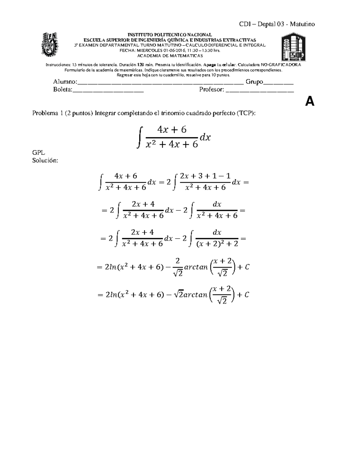 CDI - Deptal 03 - A y B - Matutino - 2016 a - PDF - INSTITUTO ...
