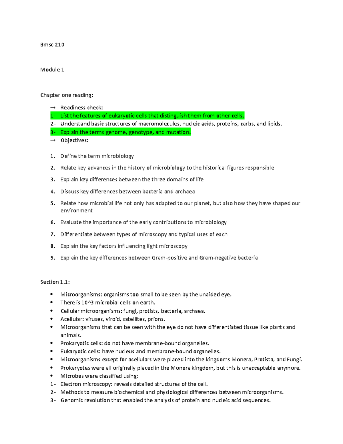 Mod 1 readings - The McGraw-Hill Handbook - Bmsc 210 Module 1 Chapter ...