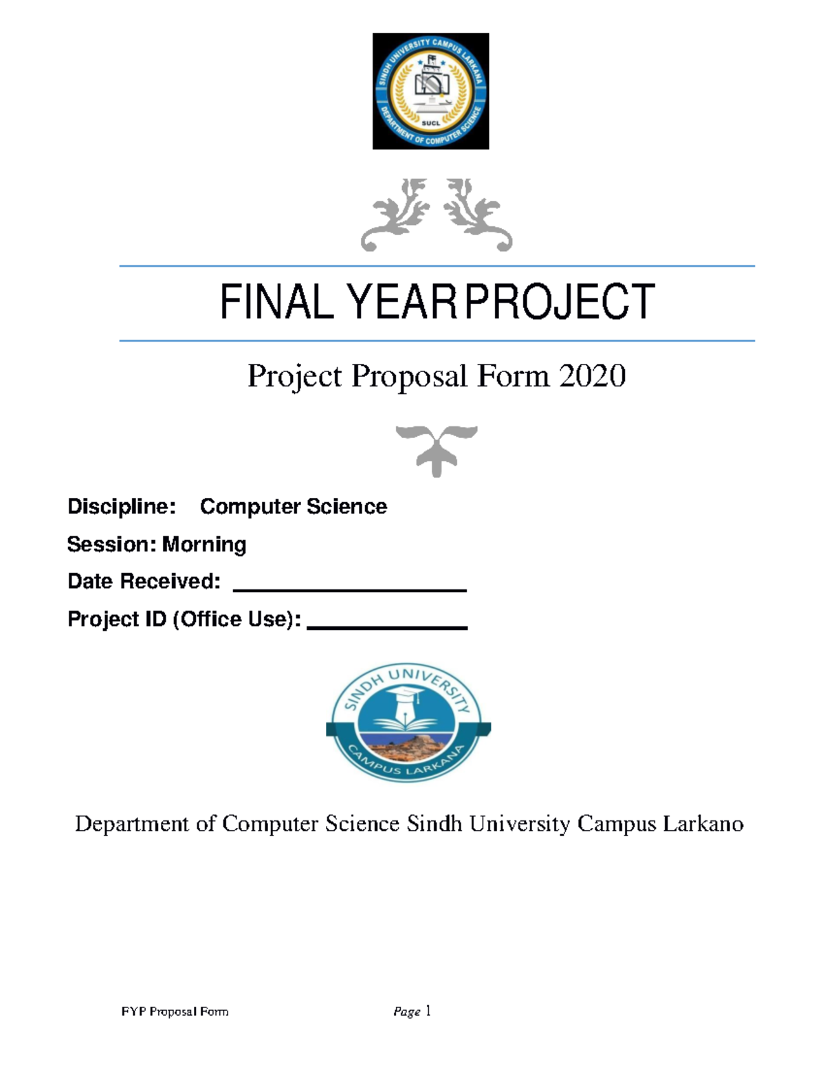 SUCL Digital Library Proposal - FINAL YEAR PROJECT Project Proposal ...