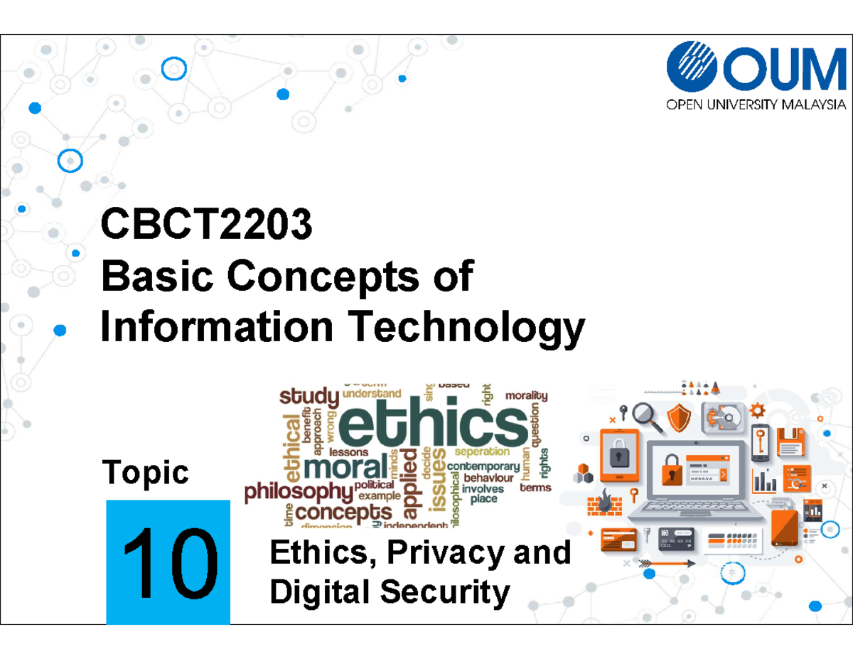 Topic 10 - BIT Course - CBCT Basic Concepts of Information Technology ...