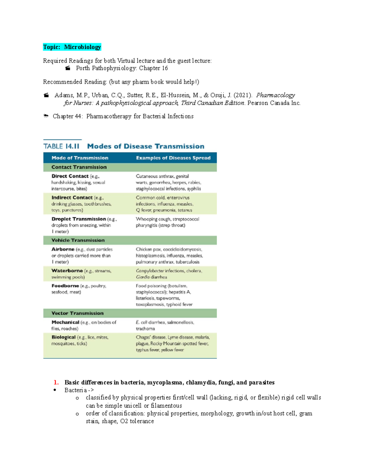 Bio II midterm review - Hth Sci 2C06 - McMaster - Studocu